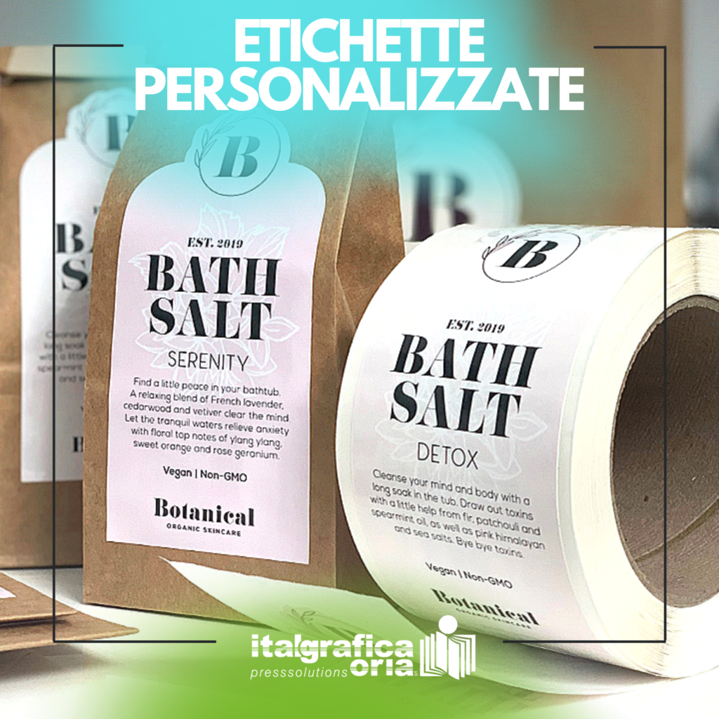 Etichette personalizzate: come scegliere e progettare un’etichetta ...